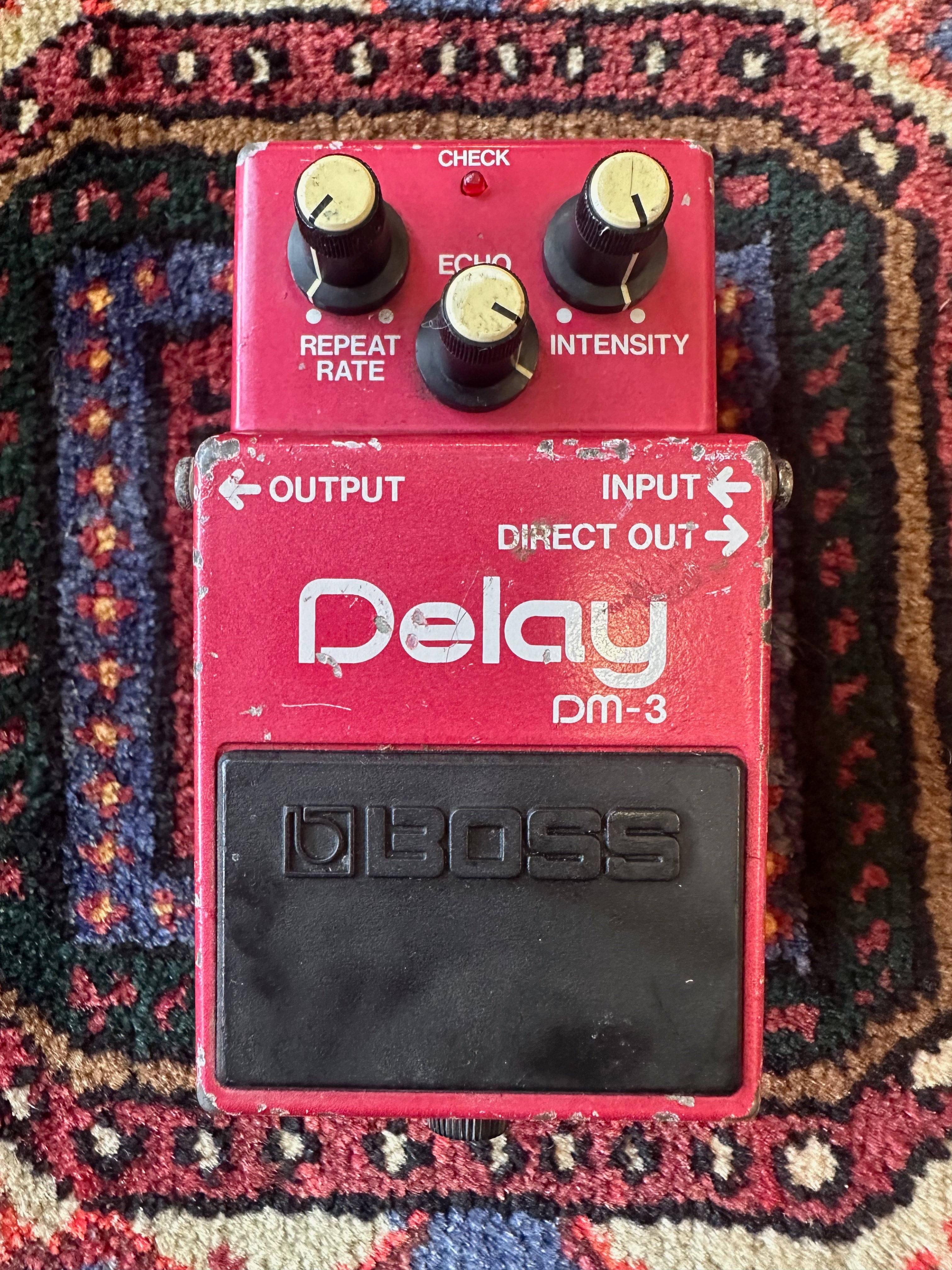 Boss Dm-3 Delay Green Label Made in Taiwan 1985 | GuitarSmith Australia Used Guitars Queanbeyan