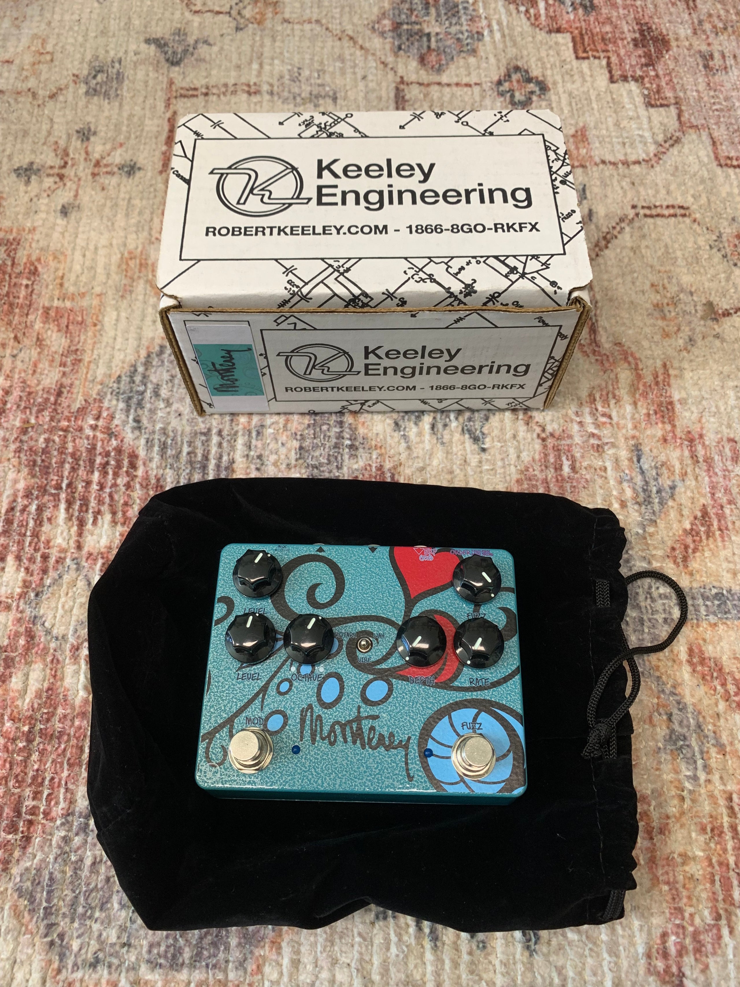 Keeley Monterey Vibe/Fuzz/Wah/Rotary Effect Pedal- As new | GuitarSmith ...