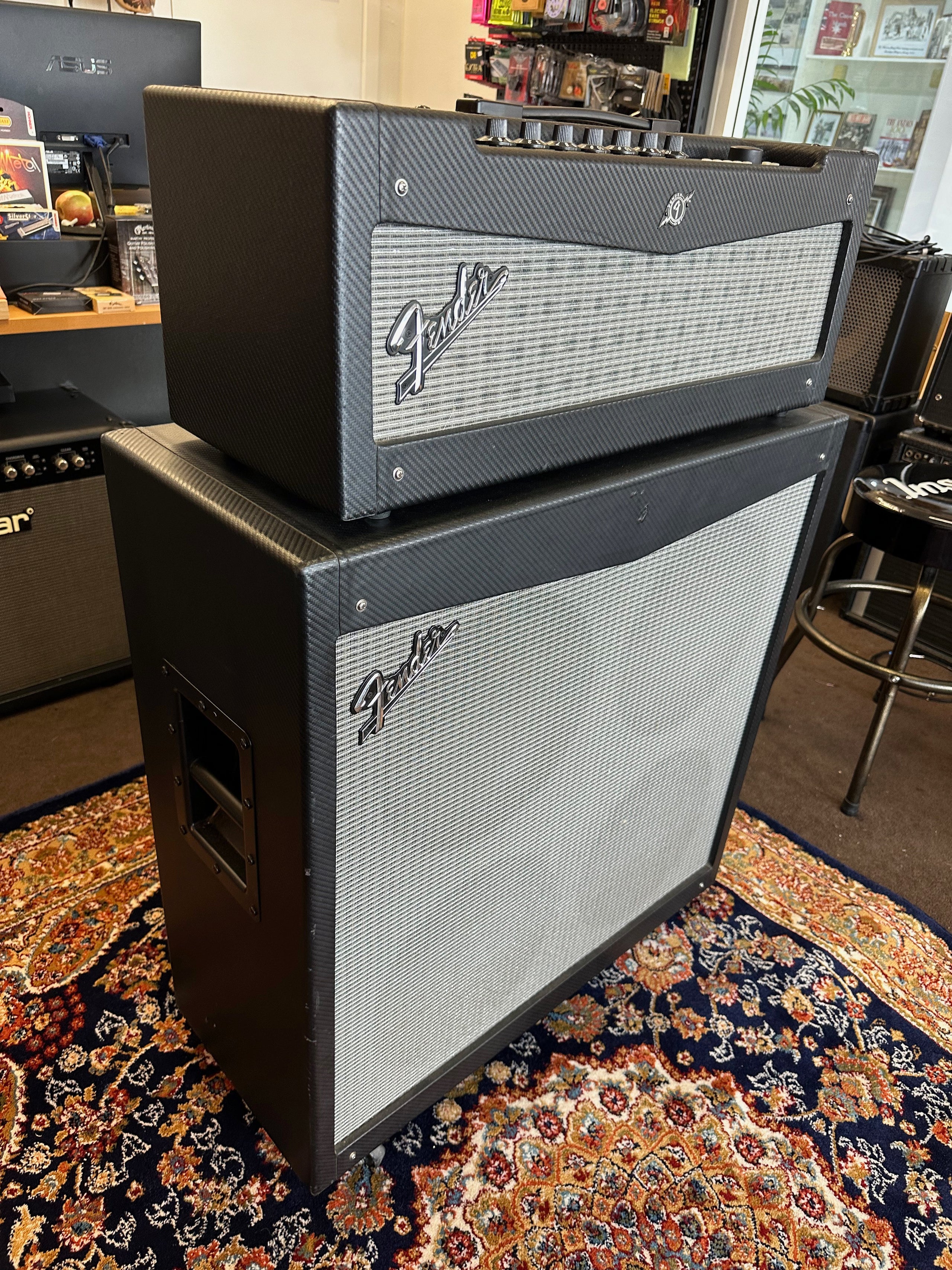 Fender Mustang V Half stack Head+4x12 Cabinet | GuitarSmith Australia ...