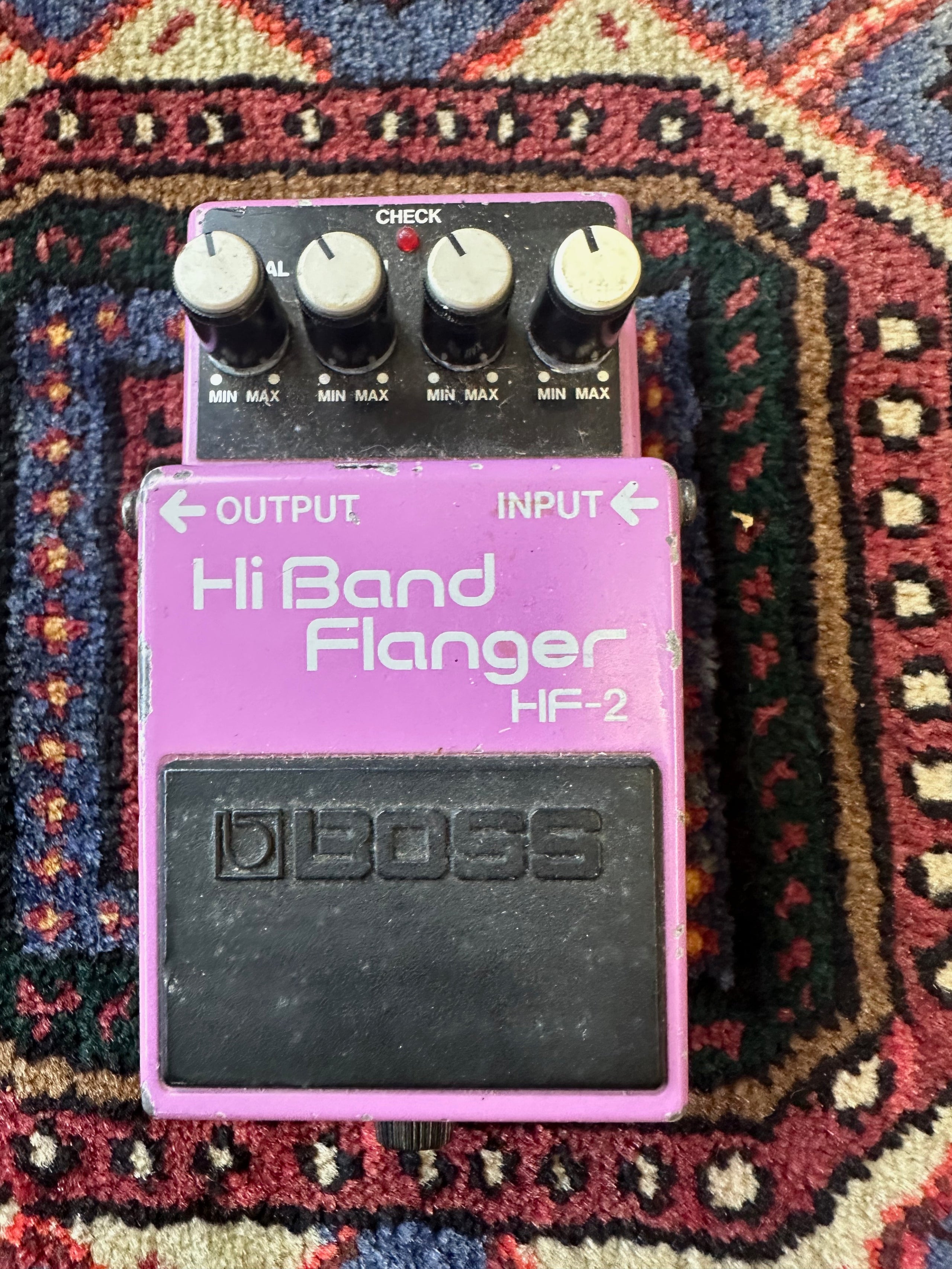Boss HF-2 Hi Band Flanger Green Label Made in Japan 1985 | GuitarSmith ...