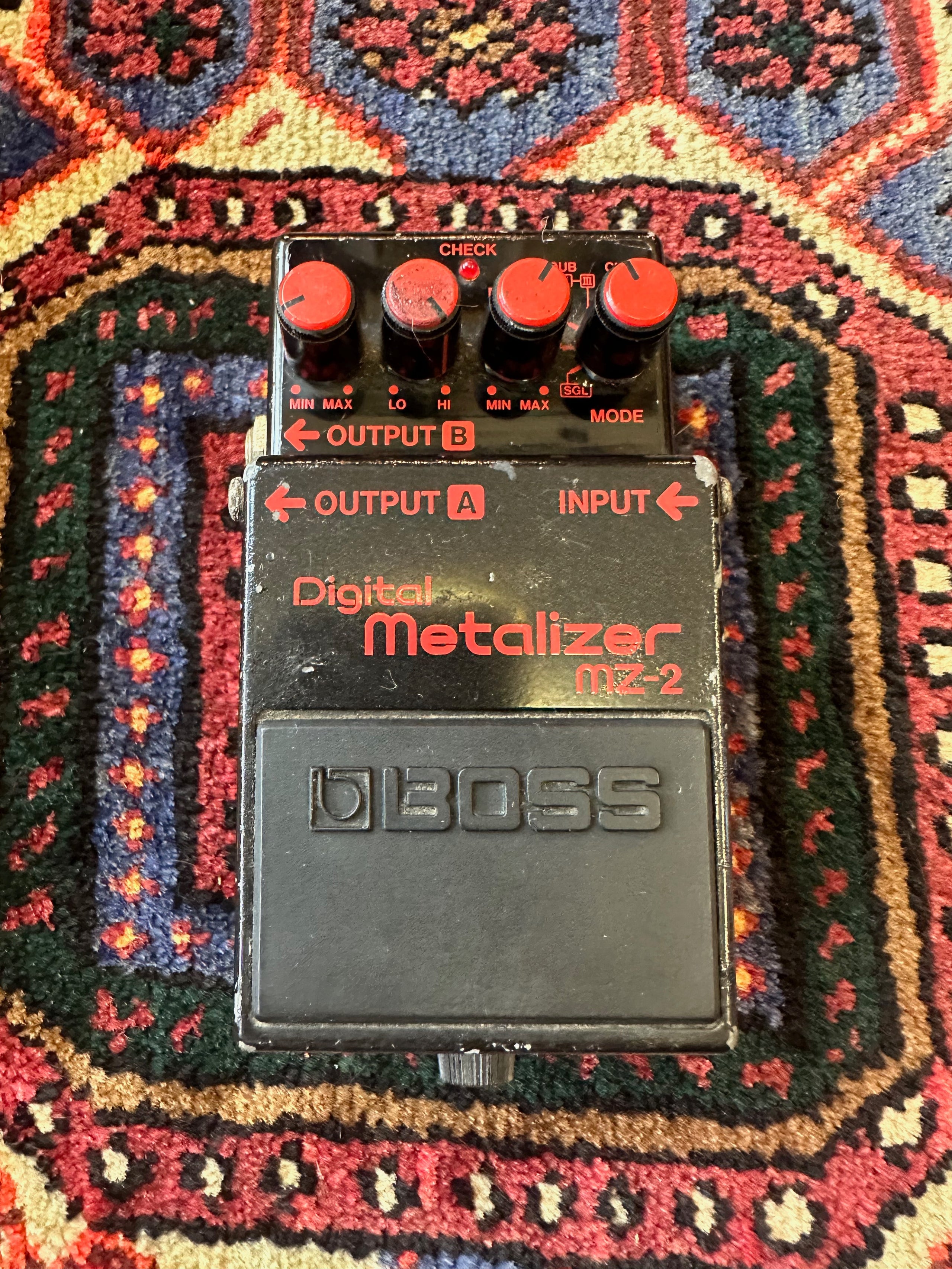Boss MZ-2 Digital Metalizer Multi Effects Blue Label Made in Japan 1988 ...